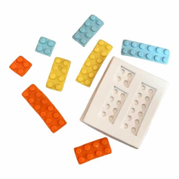 Molde de Silicone Lego Com Três - 973