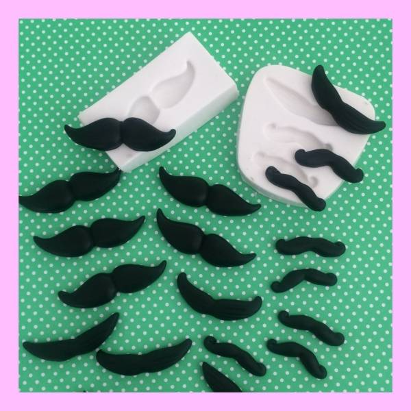 Molde de Silicone Kit De Bigode - 350